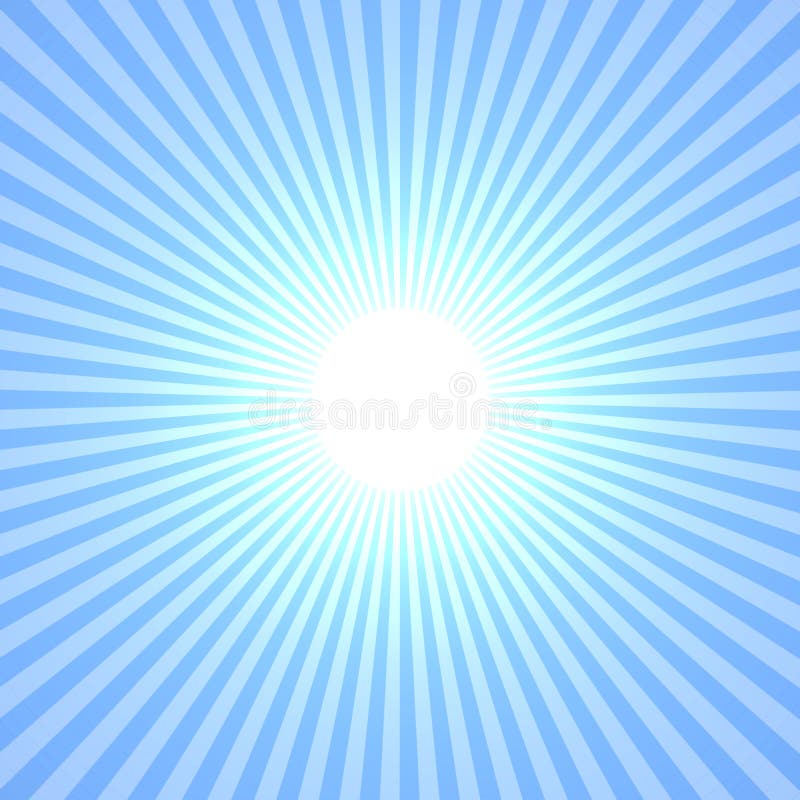Blue Sun Rays stock illustration. Illustration of background - 1853641