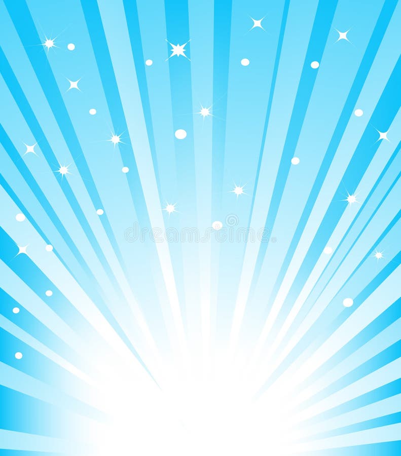 Blue Sunburst stock vector. Illustration of glow, advertisement - 8482772