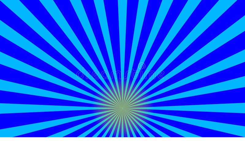 Blue Sunburst Abstract Backgrund Stock Illustration - Illustration of ...