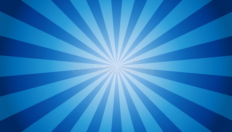 Blue Sunburst Background Wallpaper Illustration Stock Illustration ...