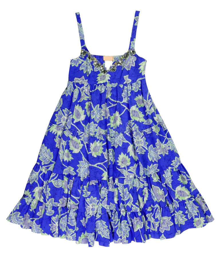 Blue sundress stock photo. Image of vogue, design, color - 9356336