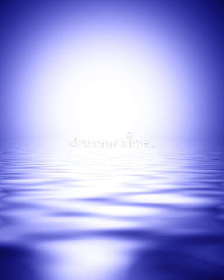 Blue sunrise stock illustration. Illustration of graphic - 4405182