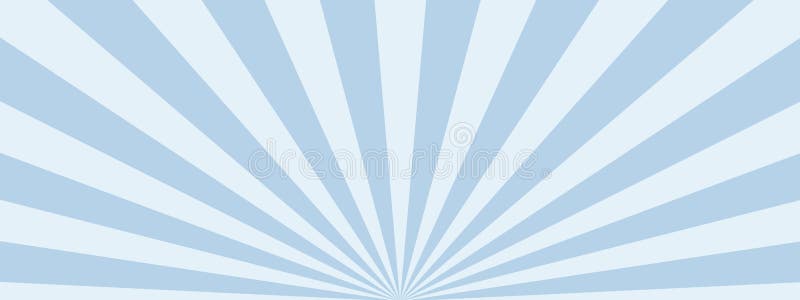 Blue Sunrise Sunbeam Rays, Lines Background Stock Vector - Illustration ...