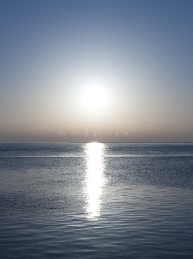 Blue sunset stock photo. Image of light, reflection, gold - 12975342