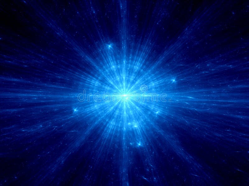 Blue Supernova stock illustration. Illustration of space - 12835818