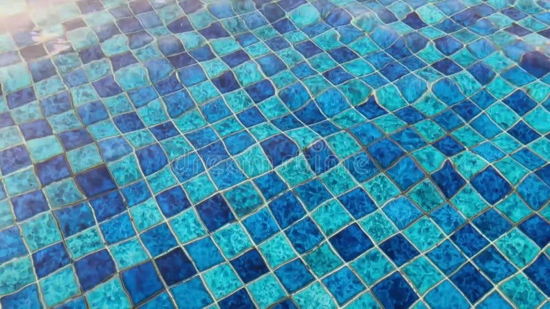 Blue Surface of Swimming Pool Stock Footage - Video of serene ...