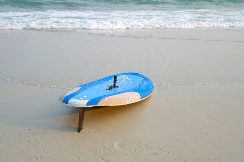 Blue surfboard stock photo. Image of surfboard, sport - 6145250