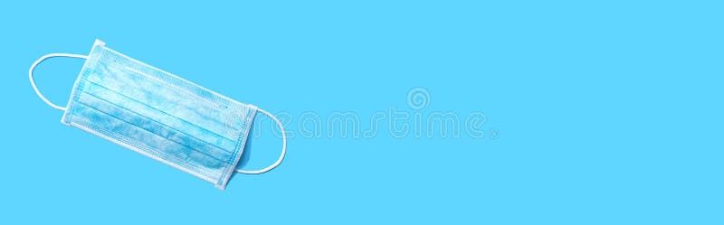 Blue surgical mask stock photo. Image of pollen, view - 196341858