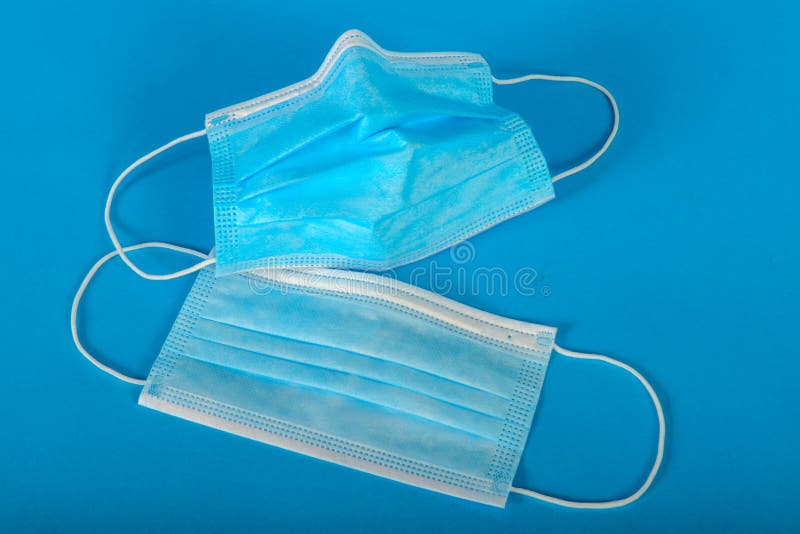 Blue surgical mask stock image. Image of nurse, protection - 188010817