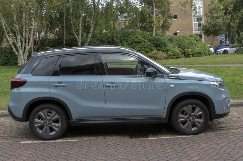 A Blue Suzuki Vitara Car Amsterdam the Netherlands 23-8-2024 Editorial ...