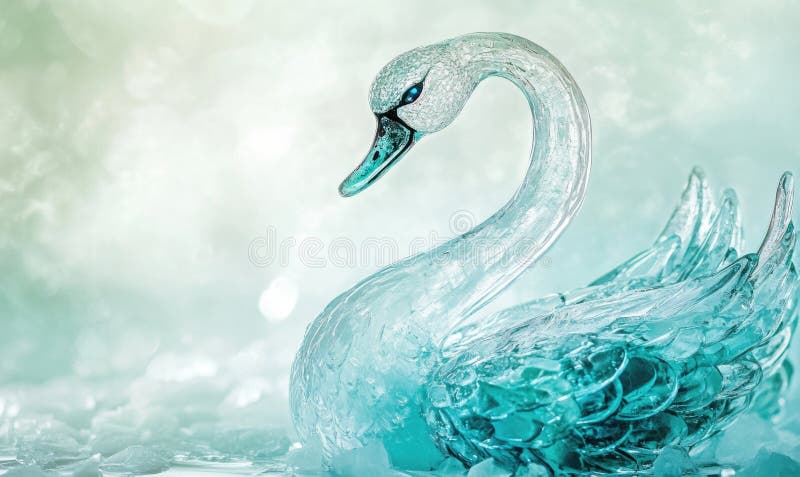 A Blue Swan is Sitting on the Water Stock Image - Image of beak, birds ...
