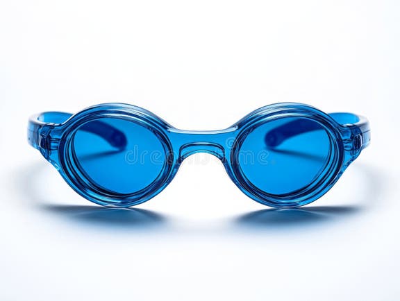 Generative Ai, Blue Swimming Goggles, Blue Swimming Goggles Isolated on ...