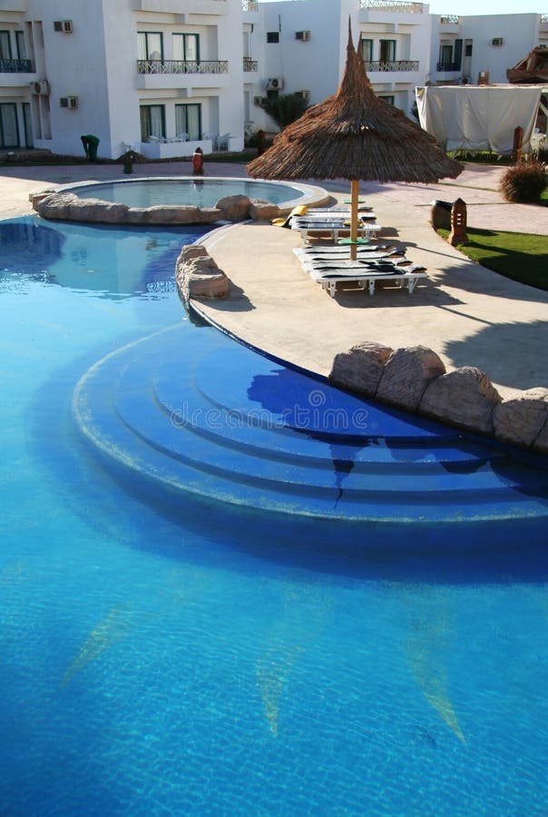 Blue swimming pool stock photo. Image of basin, enjoyment - 1759668