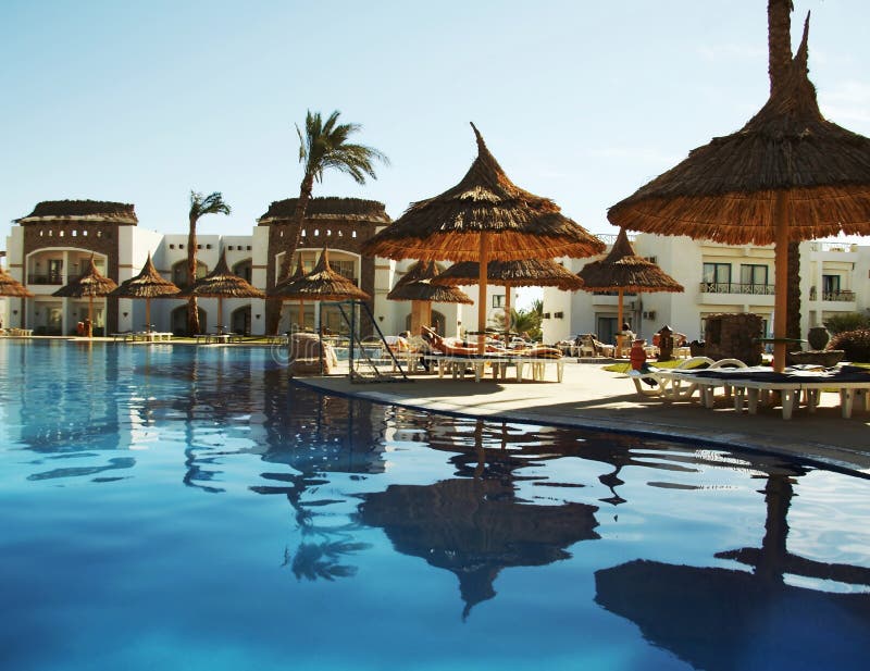 Blue swimming-pool stock photo. Image of clear, relaxation - 1954202