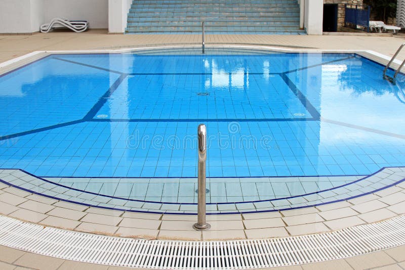 Blue swimming pool stock photo. Image of summer, cool - 20968704