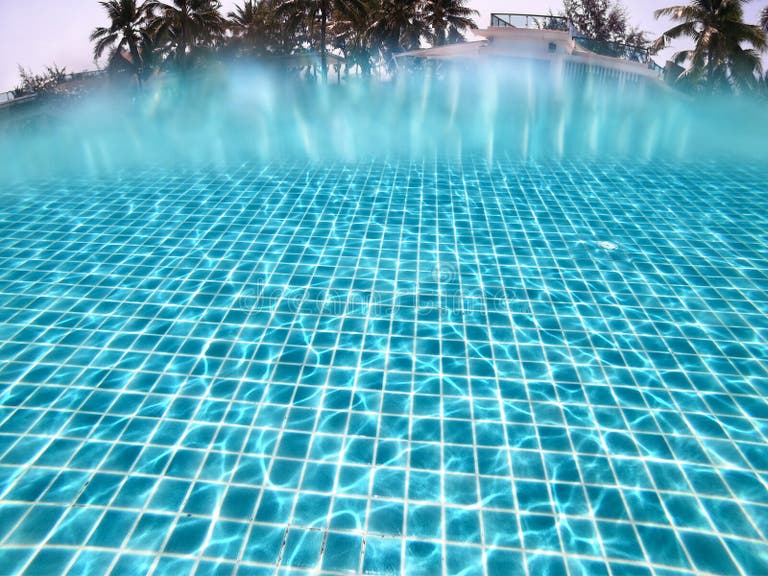 Close Up Blue Swimming Pool, Beautiful Pool Texture Background Stock ...