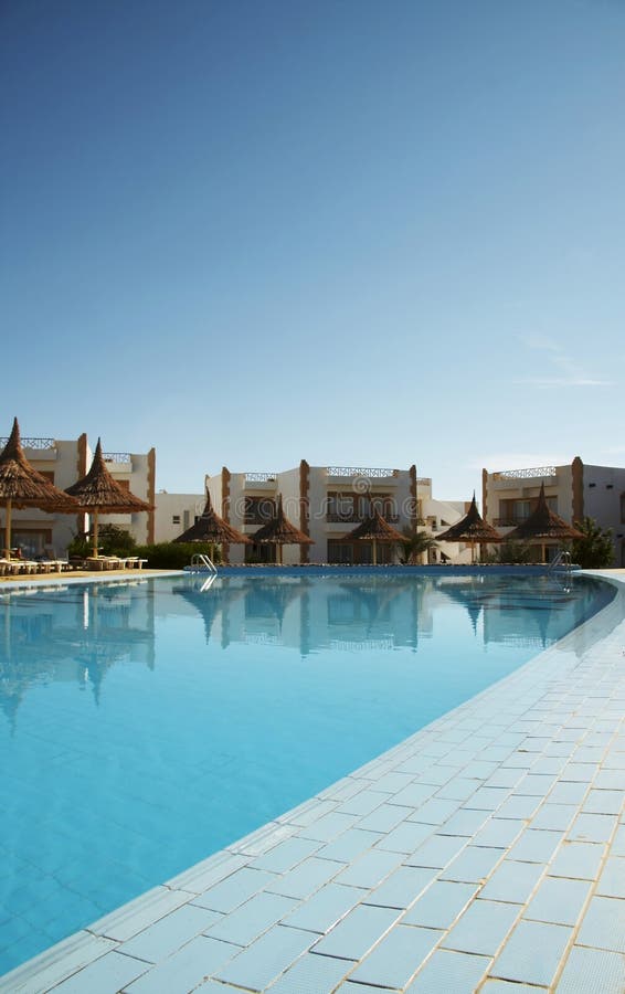 Blue swimming-pool stock photo. Image of clear, relaxation - 1954202