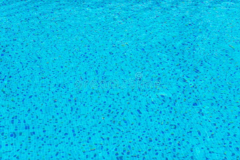 Blue Swimming Pool Rippled Water . Stock Photo - Image of ripple, azure ...