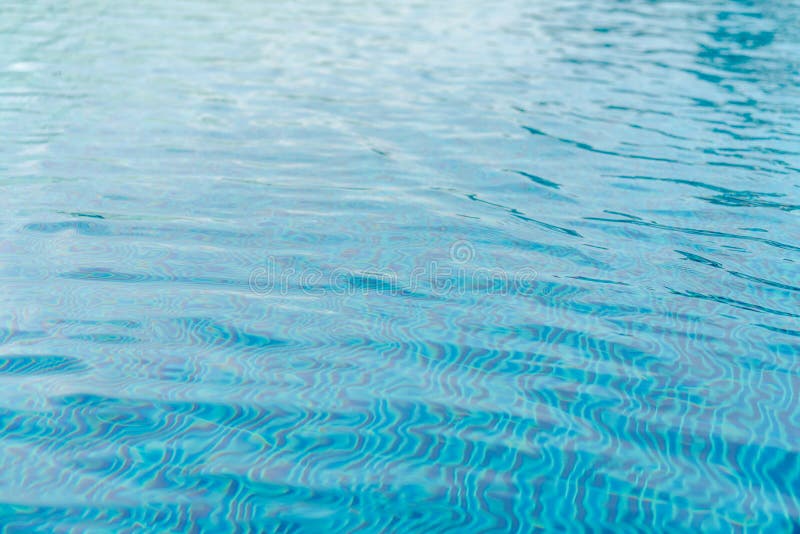Blue Swimming Pool Rippled Water . Stock Image - Image of holiday ...