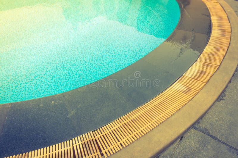 Blue Swimming Pool Rippled Water . ( Filtered Image Processed Vi Stock ...
