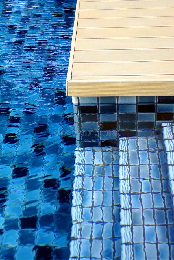 Blue swimming pool tiles stock image. Image of tile, blue - 34654605
