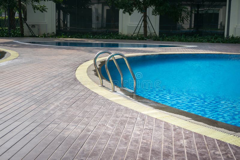 Pool and wood pergola stock photo. Image of holiday, happiness - 16144628