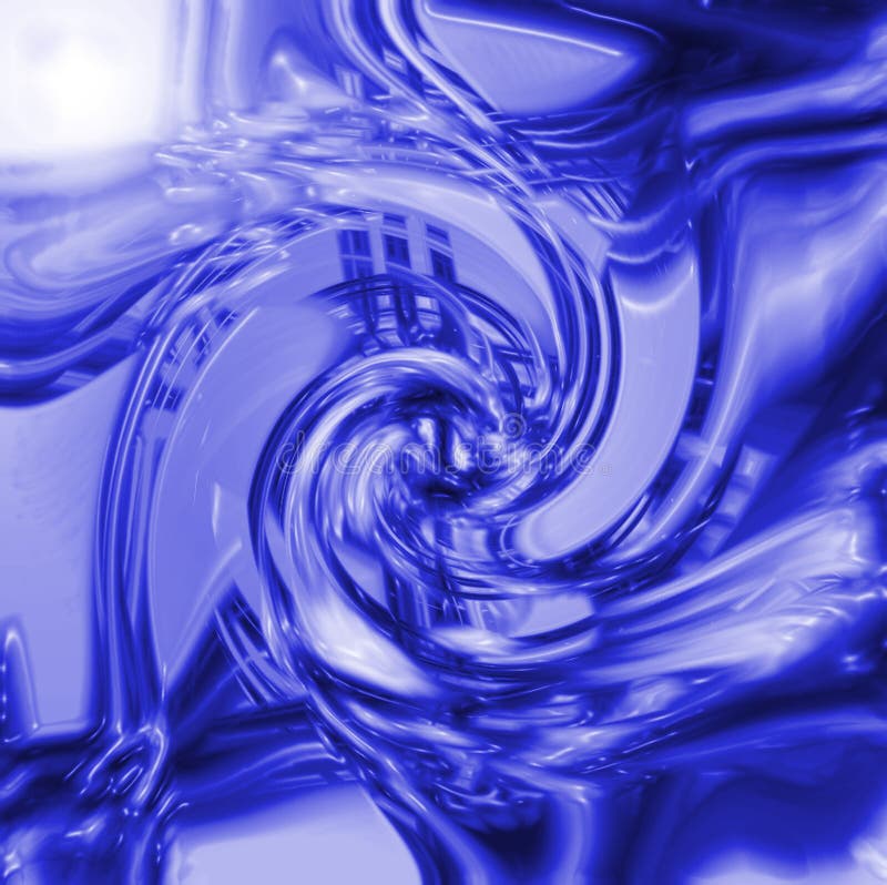 Blue Swirl 1 stock illustration. Illustration of element - 365293