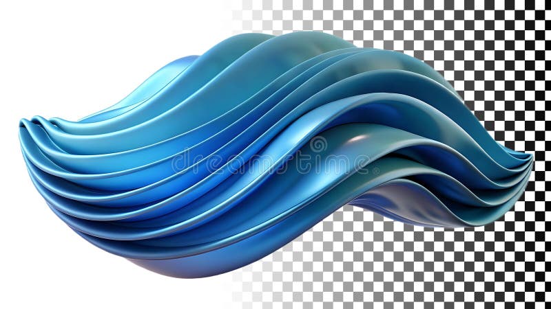 Blue Swirl Abstract, Dynamic Graphic Element for Modern Backgrounds Png ...