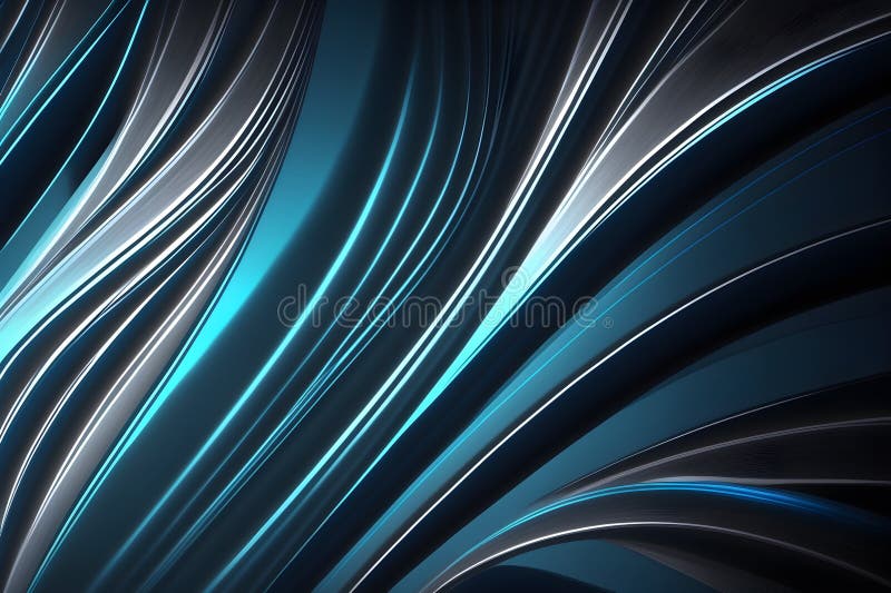 Blue Swirl Lines Background Stock Illustration - Illustration of wave ...