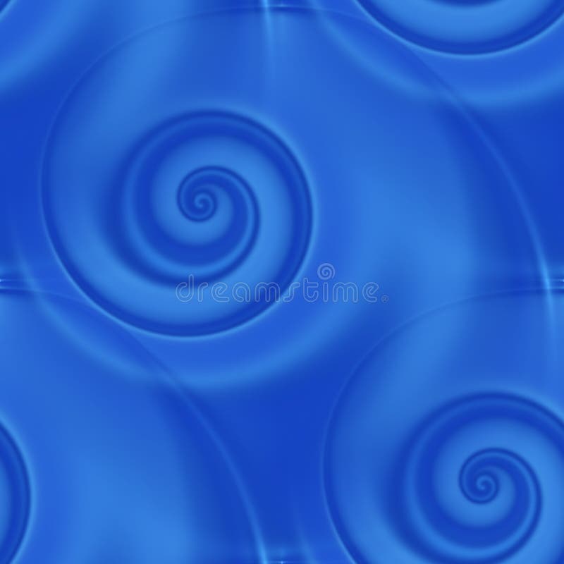 Blue Swirls Texture - Seamless Background Stock Illustration ...