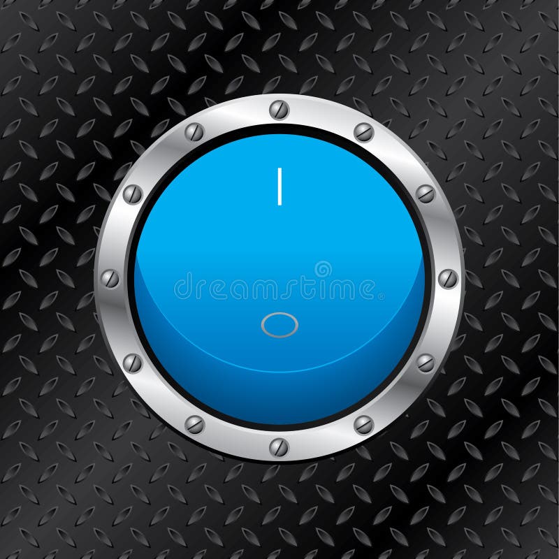 Electric Light Switch in on and OFF Positions Stock Vector ...