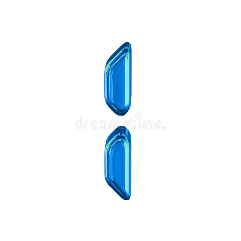 Blue Symbol Made As Digital Text. Number 2 Stock Vector - Illustration ...