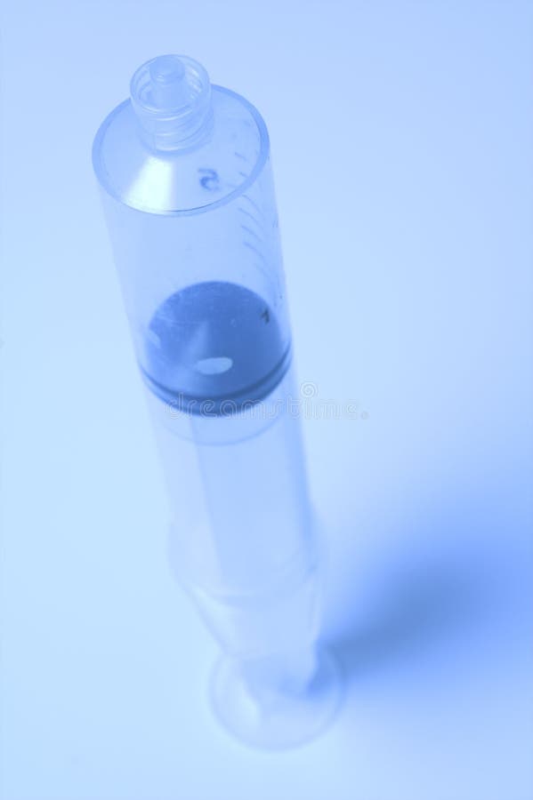 Vial of Clear Liquid with Syringe Stock Image - Image of injection ...