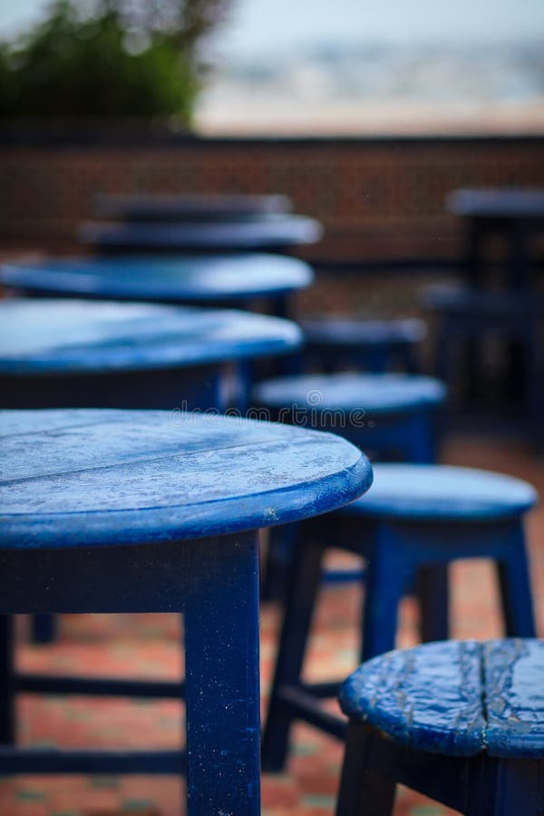 Blue table stock photo. Image of seat, chairs, dinning - 28059642