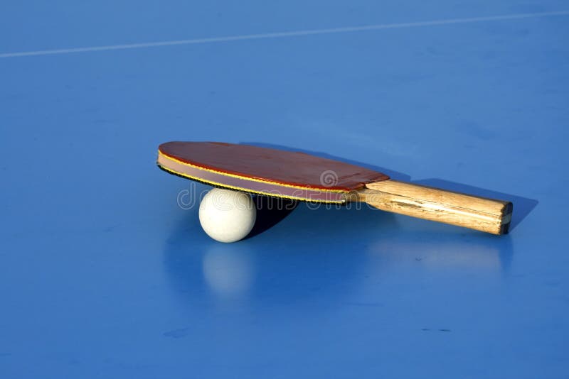 Blue table tennis stock image. Image of action, dunlop - 3258507