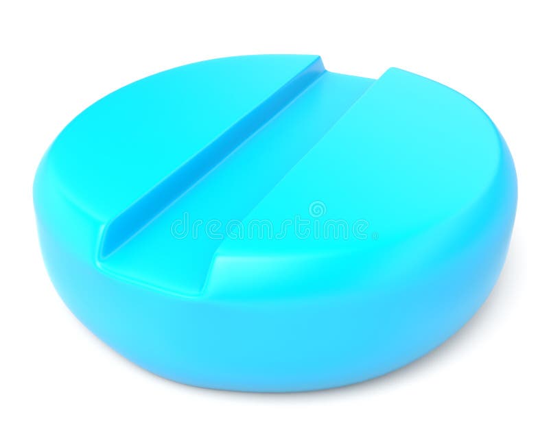 Blue tablet stock illustration. Illustration of healthcare - 13479199