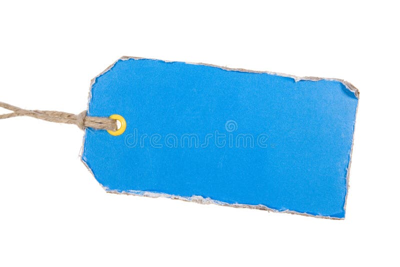 Blue Tag stock image. Image of design, message, consumerism - 34637517