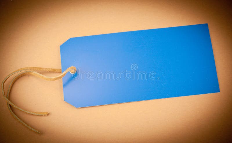 Blue Tag stock image. Image of design, message, consumerism - 34637517