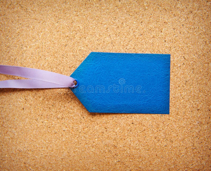 Blue Tag with Space for Text Stock Photo - Image of label, design: 63971792