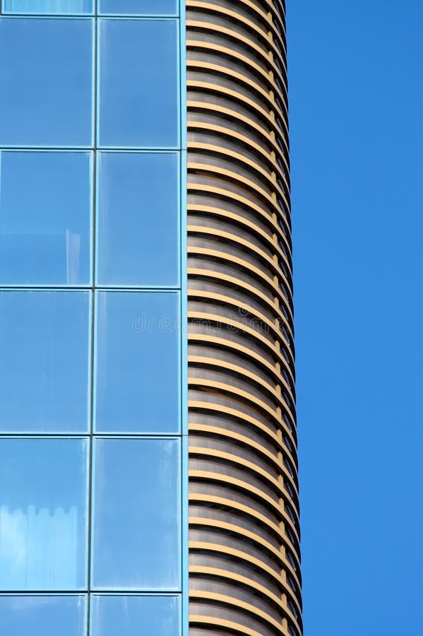 Blue tall structure stock image. Image of cityscape, downtown - 6345655