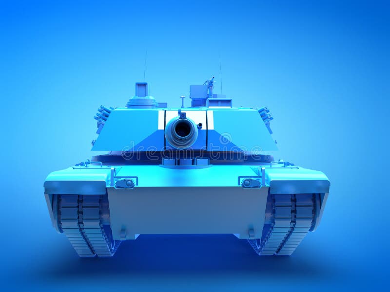 Blue Tank Rendering stock image. Illustration of render - 247131057