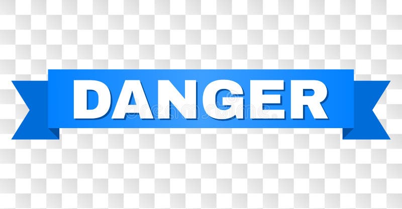 Blue Tape with DANGER Caption Stock Vector - Illustration of error ...