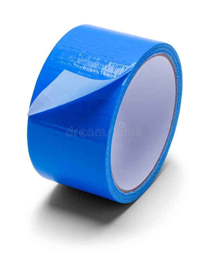 Blue Tape stock image. Image of sticky, spool, strong - 197835341