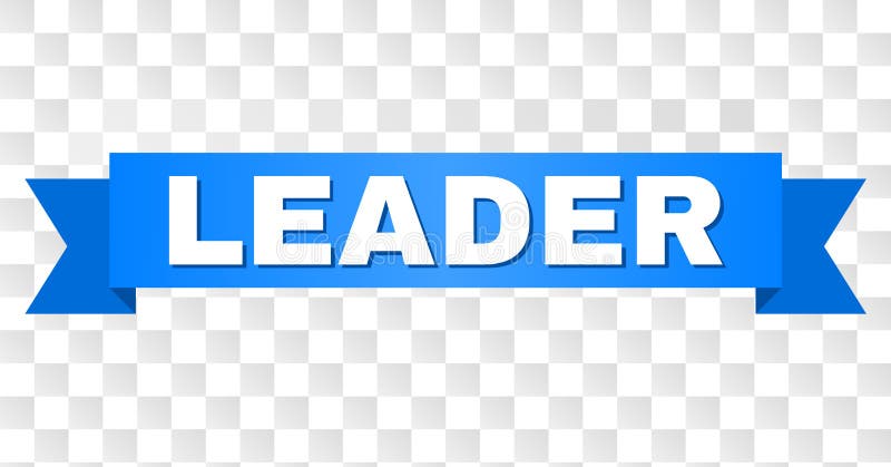 Blue Tape with LEADER Text stock vector. Illustration of background ...