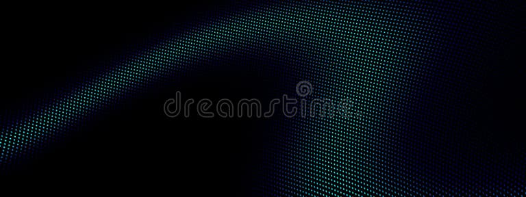 Blue Teal Digital Particles Wave Flow, Digital Cyberspace Abstract ...