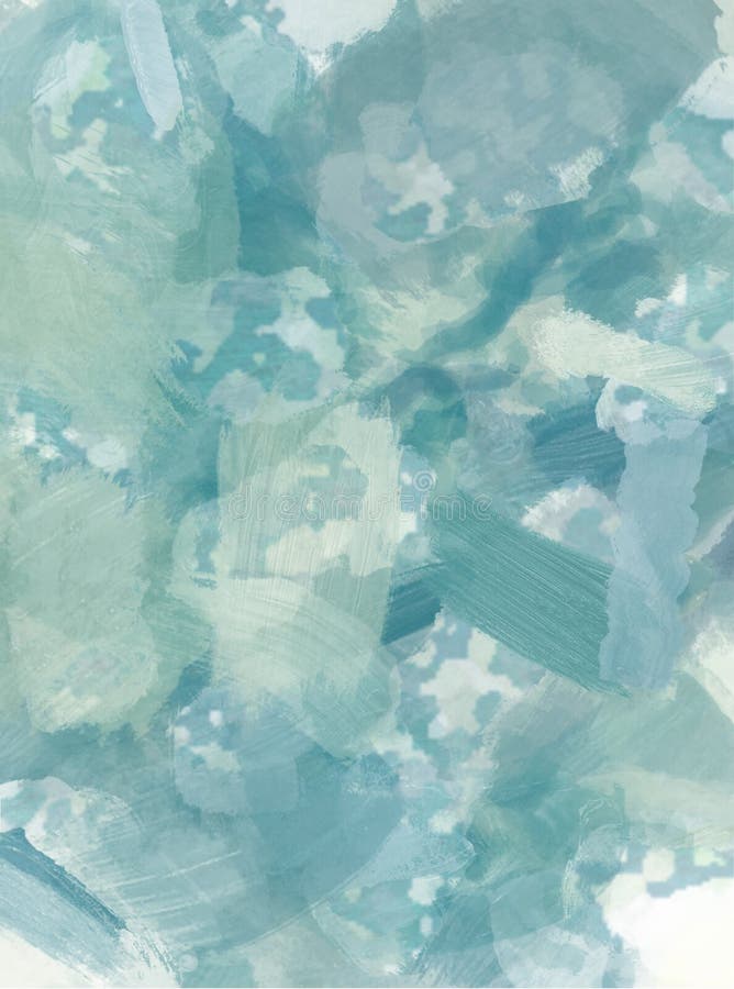 Blue and Teal Paint Strokes Abstract Pattern Background Stock ...