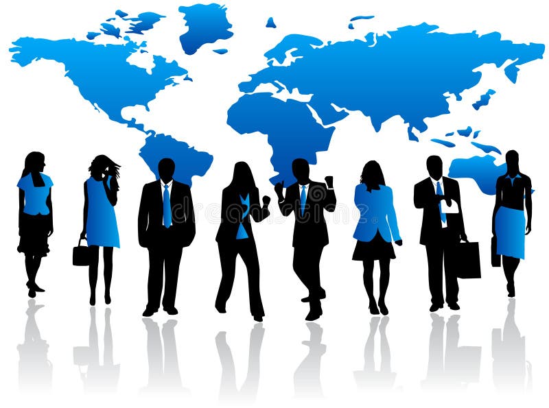 The blue team stock vector. Illustration of modern, concept - 184634052