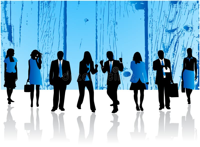 Blue team stock vector. Illustration of profile, businessman - 4796791