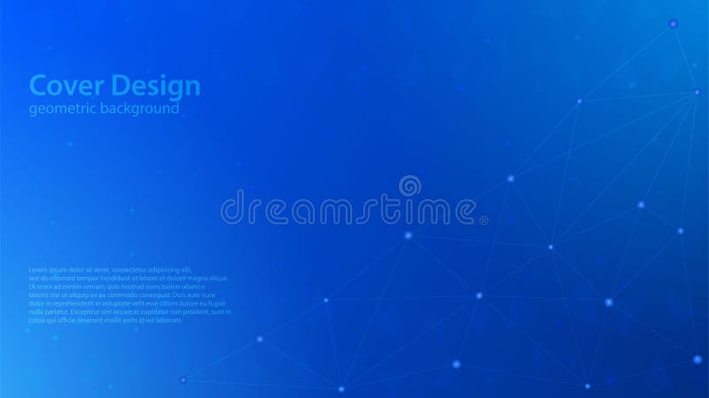 Blue Tech Background Vector Illustration Stock Vector - Illustration of ...