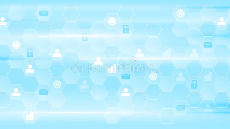 Tech Communication Abstract Shape Video Animation Stock Footage - Video ...